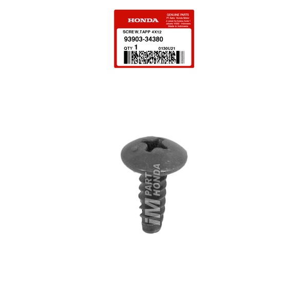 Jual 93903-34380 Baut Ulir Drat Kasar Kecil Pendek Screw Tapping 4X12 ...