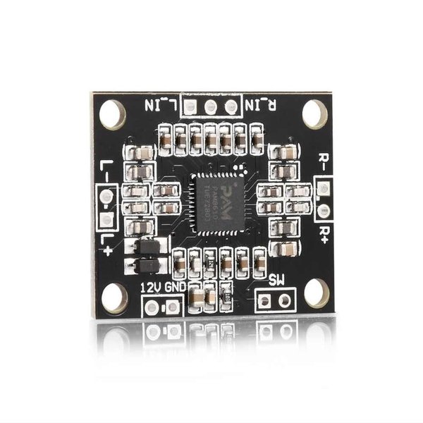 Jual PAM8610 DC 12V 2 X 15W Dual Channel Stereo Class D Amplifier Board ...