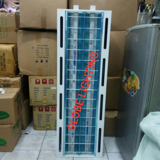 Jual KAP LAMPU RM DIFFUSER AC 2X36W LED | Shopee Indonesia