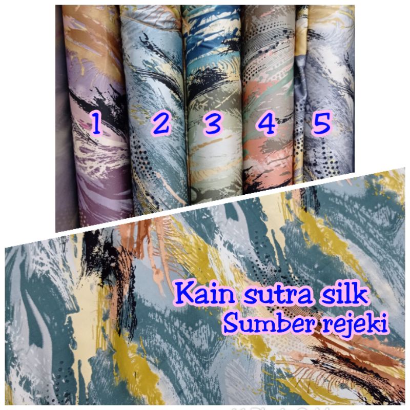 Jual kain sutra asli sutra_kain sutra bermotif cantik | Shopee Indonesia