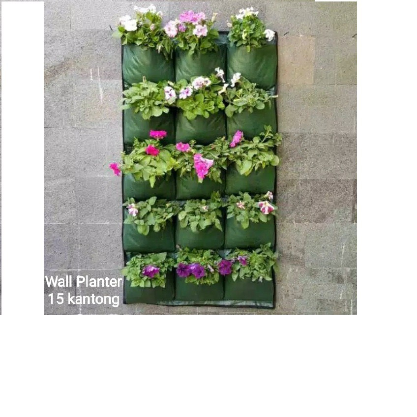 Jual Pot Kantong Tanaman Dinding Wall Planter Bag | Shopee Indonesia