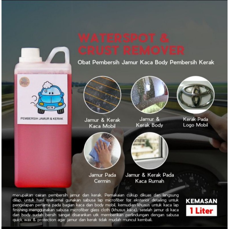 Jual Obat Jamur Kaca Cairan Pembersih Kerak Jamur Kaca 1 Liter | Shopee ...