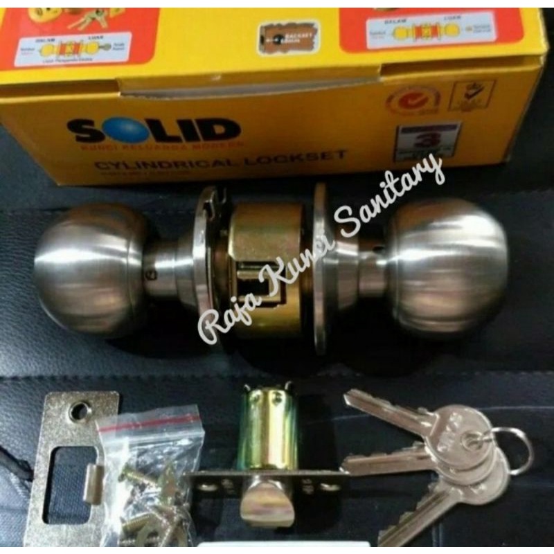 Jual Kunci Bulat Solid C 601x400 US 32D/Kunci Kamar Mandi Solid ...