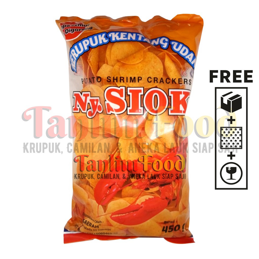 Jual Kerupuk / Krupuk Kentang Udang Ny. Siok 450gr - TanlimFood ...