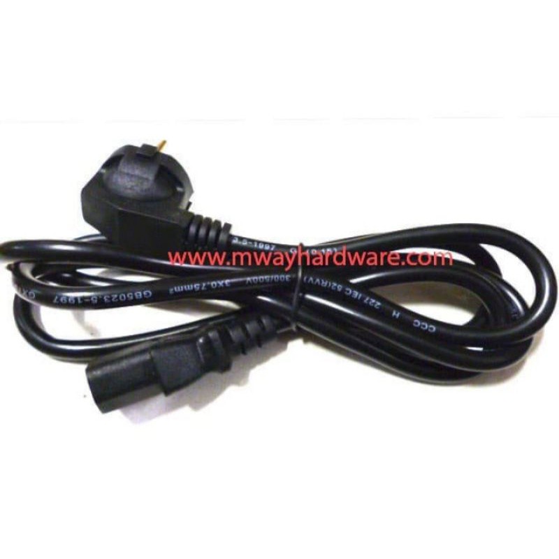 Jual KABEL POWER LISTRIK/KABEL POWER CPU MONITOR 1,5 METER 3x0,75mm ...