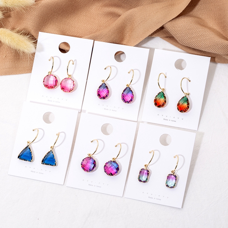 Jual Anting Artis Korea New Design 2020 Gate Gradual Change Crystal ...