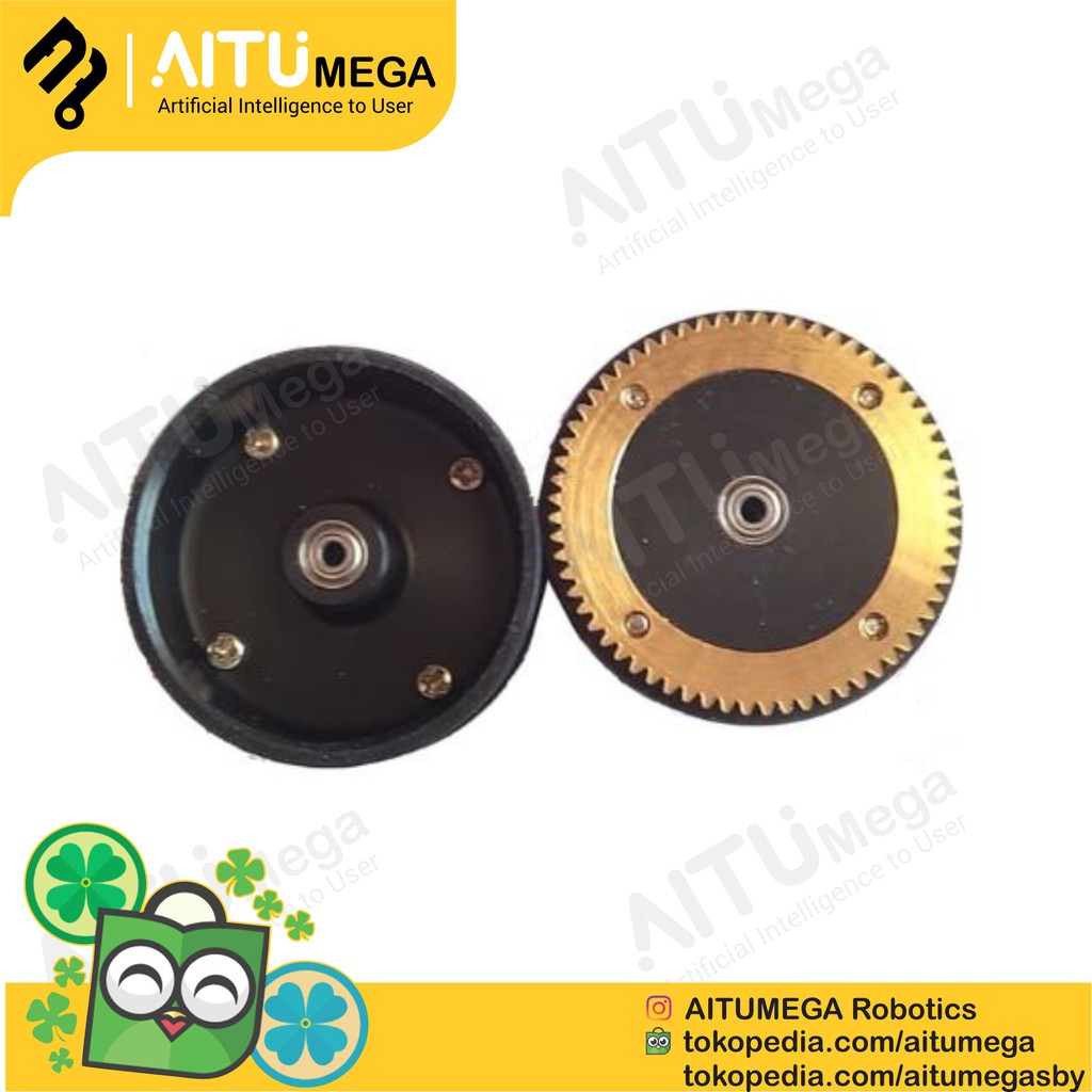 Jual VELG GEAR 64 TEFLON + KUNINGAN - AITUMEGA - ROBOT LINE FOLLOWER ...