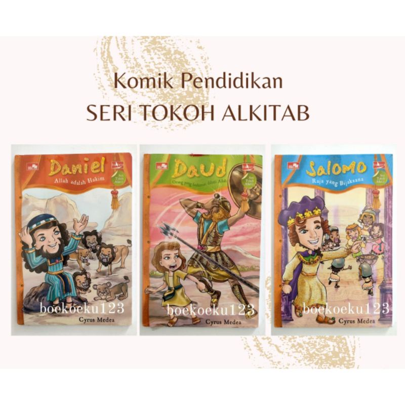 Jual SERI TOKOH ALKITAB DANIEL, DAUD, SALOMO | Shopee Indonesia