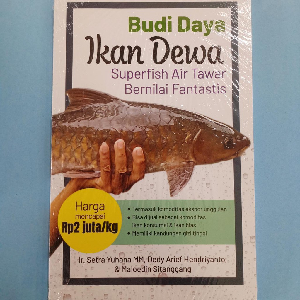 Jual BUKU ORIGINAL BUDI DAYA IKAN DEWA ; Superfish Air Tawar Bernilai ...