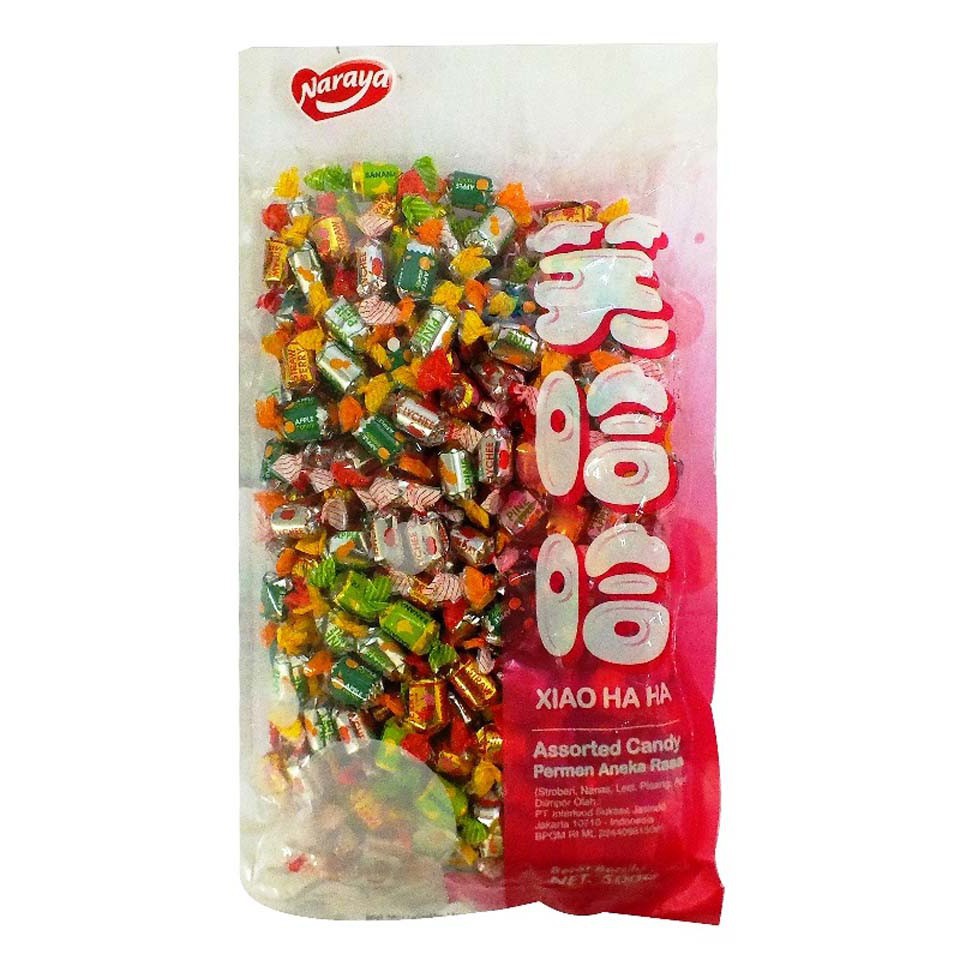 Jual Permen Naraya Xiao Ha Ha Assorted Candy Permen Aneka Rasa 500gr | Shopee Indonesia