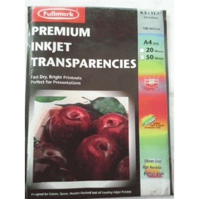 Jual FULLMARK INKJET TRANSPARENCIES A4 | Shopee Indonesia