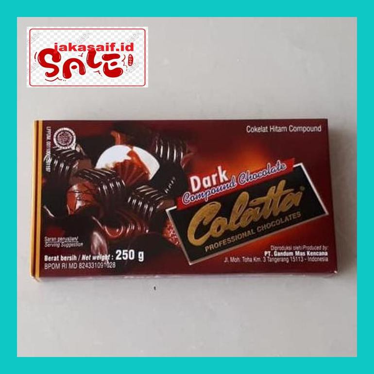 Jual S5085D0Yh Colatta Dark Compound 250Gr - Coklat Blok Hitam Colata ...
