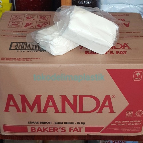 Jual Amanda Putih Bakers Fat 250gr Mentega Putih Lemak Reroti Baker's ...