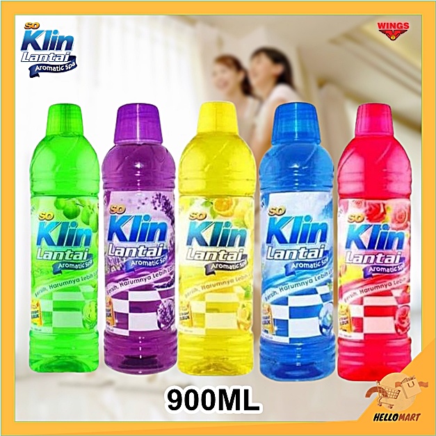 Jual ORIGINAL So Klin Lantai Botol 900ml / Soklin Pembersih Lantai ...