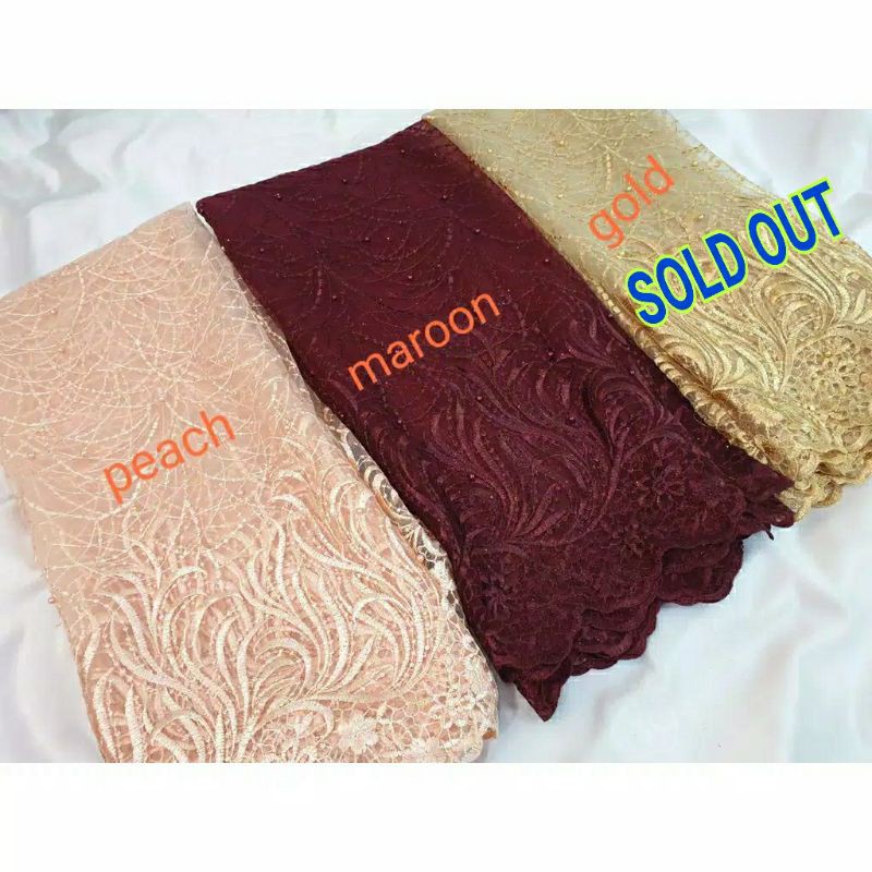 Jual Kain Tile / Tulle / Kain Salma Tule Lebar 1,35 ( Harga per 0,5 ...