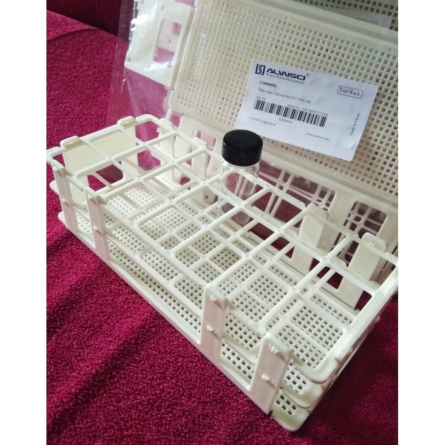 Jual Rack Vial for Sample Vial 50 or 60 ml Rak Vial Tube Holder ...