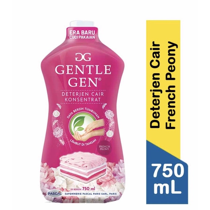 Jual PROMO Detergent Gentle Gen Botol 750 ml | 750 | Sachet 55 gr x 6 ...
