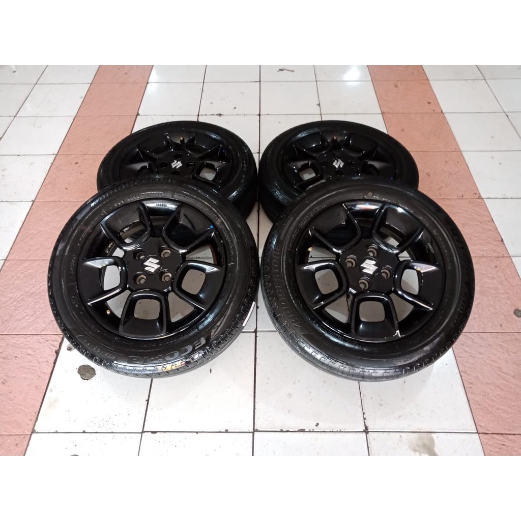 Jual velg mobil bekas oem original ignis ring 15x5 pcd 4x100 seken plus ...