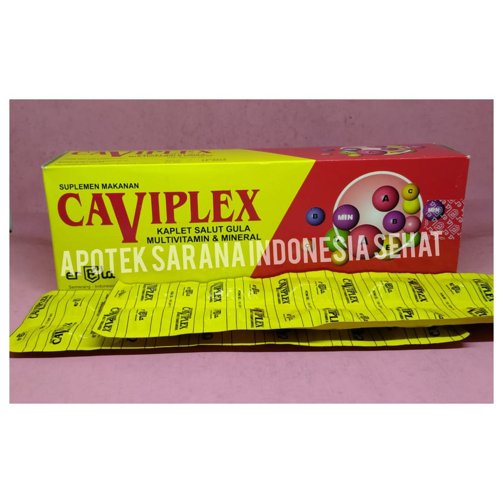 Jual CAVIPLEX TABLET MULTI VITAMIN 1 BOX | Shopee Indonesia