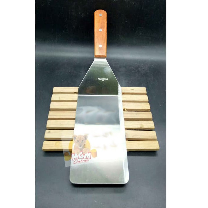Jual 39cm Metal Spatula Turner SCRAPER TEPPANYAKI Sodet Jumbo NON ...
