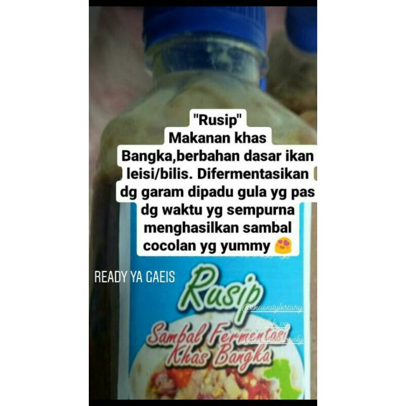 Jual RUSIP (IKAN BILIS FERMENTASI) | Shopee Indonesia