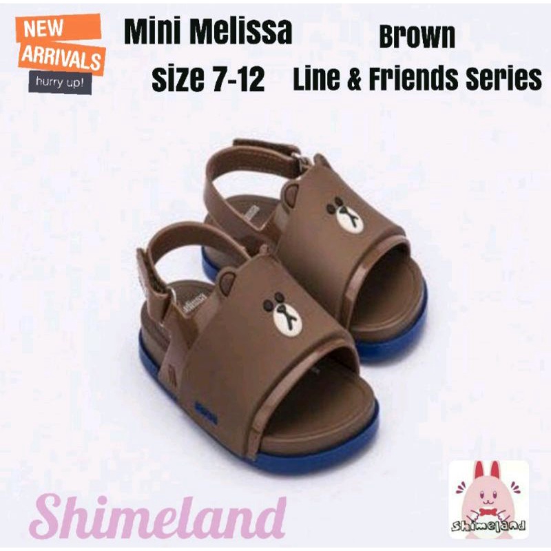 Jual Sendal Sepatu Anak Mini Melissa Line Friends Sally Yellow Duck ...
