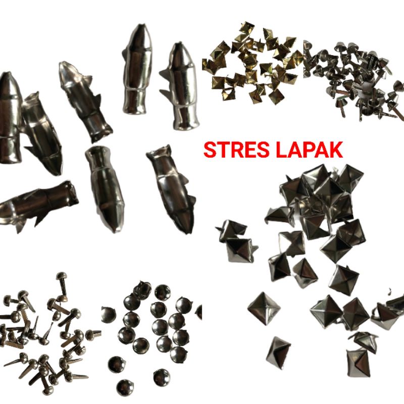 Jual Spike spik piramid motif stud kotak kerucut bulat stude untuk ...