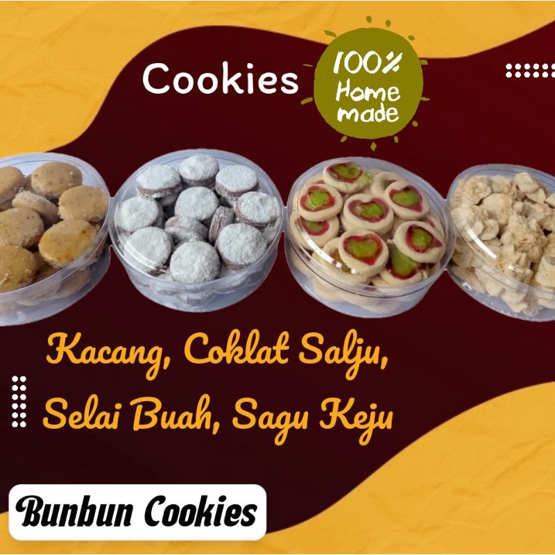 Jual Cookies Kue Kering Home Made 250gram | Kue kering aneka macam ...