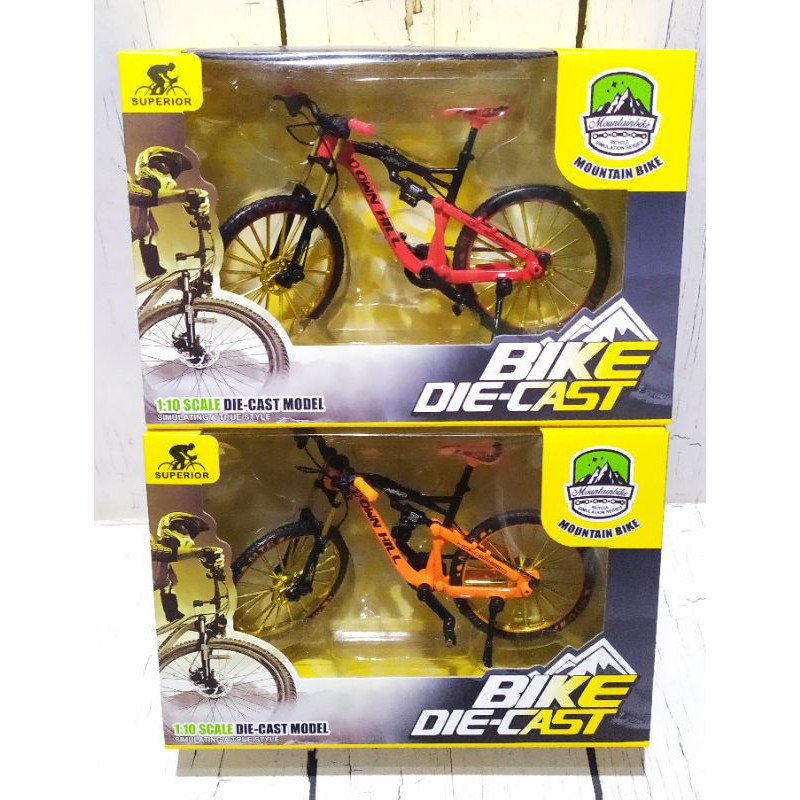 Jual Miniatur Mountain Bike Die Cast / Sepeda Die Cast 1:10 Scale ...