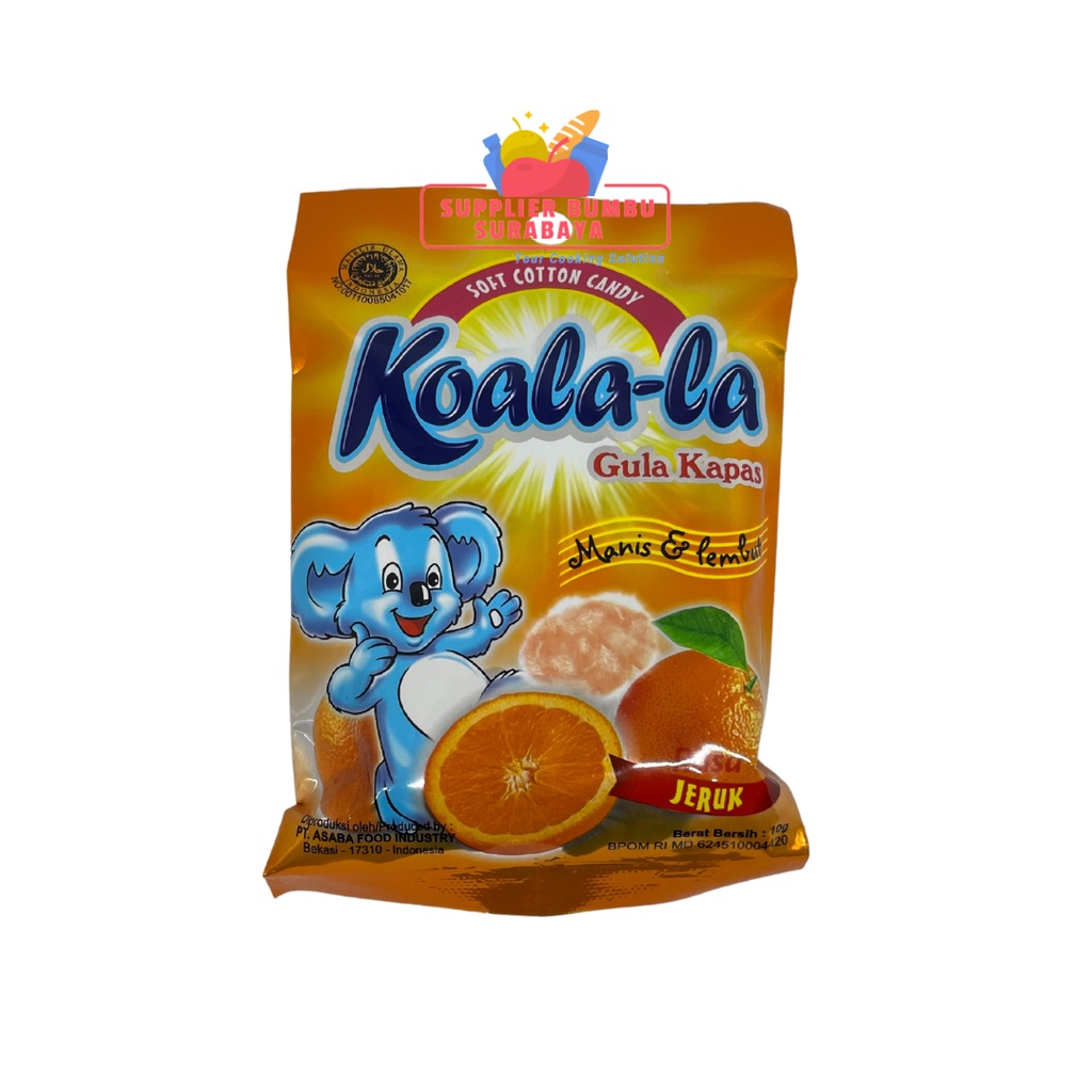 Jual Koala La Koalala Soft Cotton Candy Permen Gula Kapas Melon Apple ...