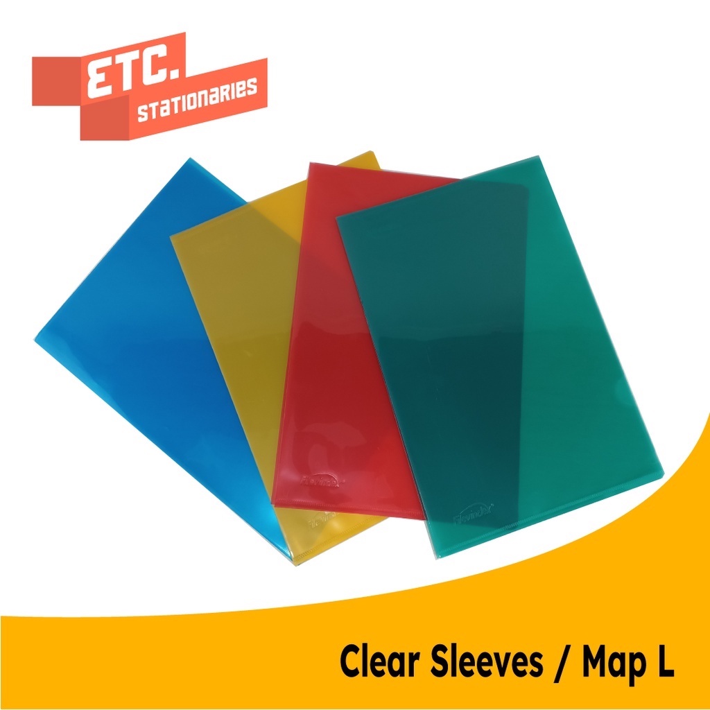 Jual Filevindex Clear Sleeves / Map-L ukuran A4 DF-731 [12 PCS ...