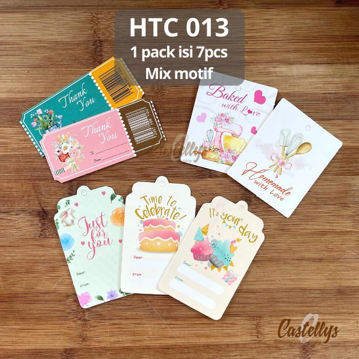 Jual HTC 013 Hang Tag Kartu Ucapan Label Hadiah Hampers Natal | Shopee ...