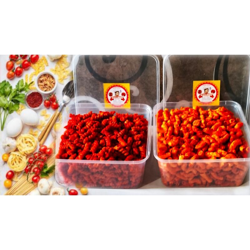 Jual makaroni bantat # makaroni spiral#Lidi mix makaroni spiral bisa ...