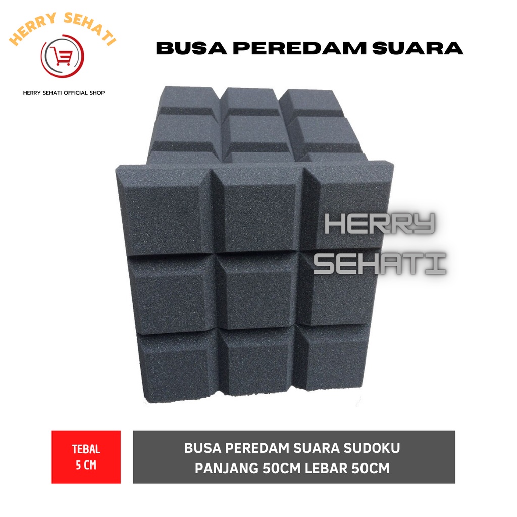 Jual BUSA PEREDAM SUARA RUANGAN/BUSA TAKE VOCAL BENTUK SUDOKU 50x50x5 ...