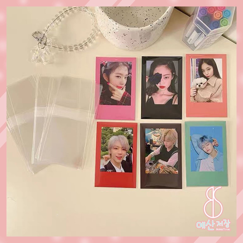 Jual [BS] BISA COD 50pcs Sleeve Hologram Card Photo Card Pelindung Foto ...