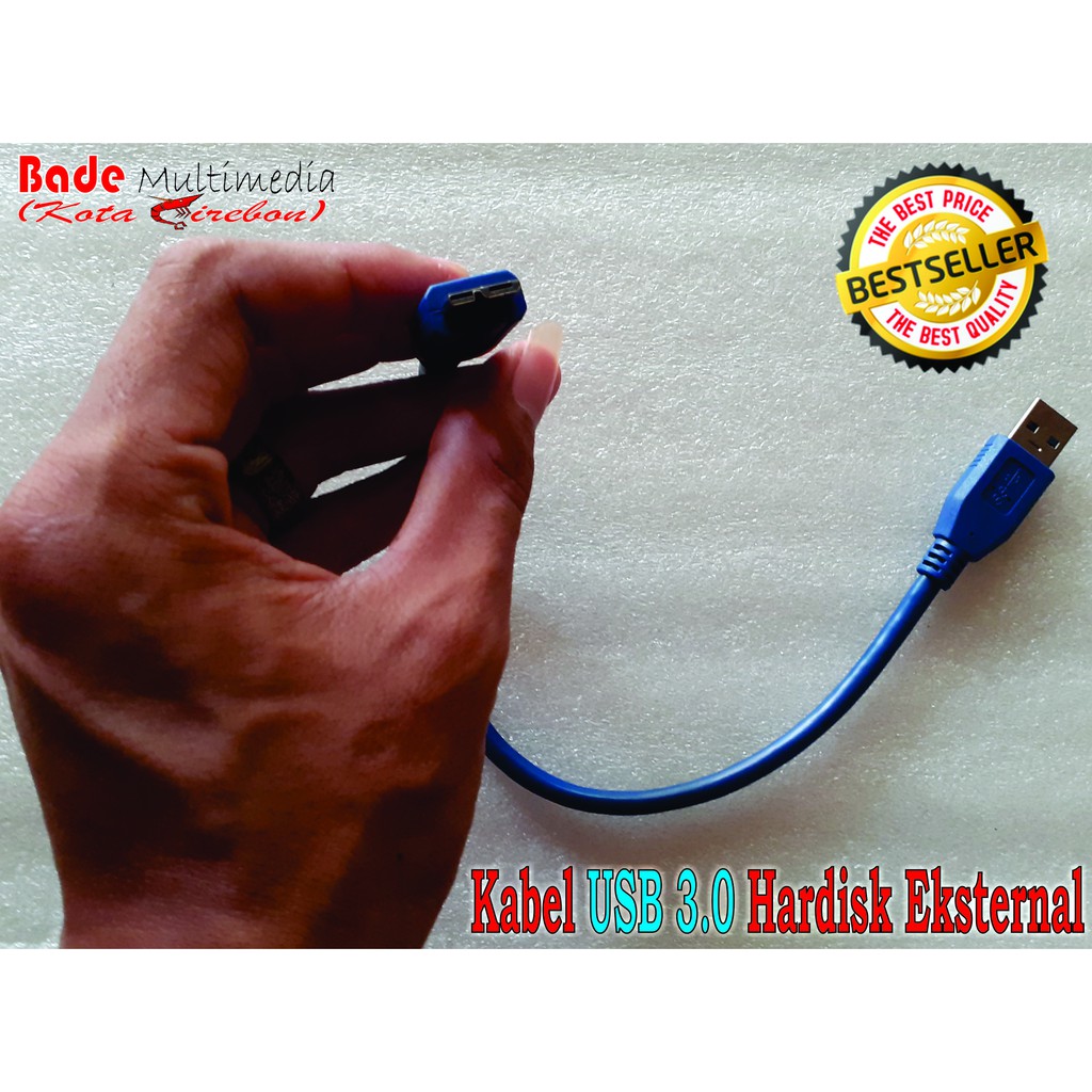 Jual Kabel Data Hardisk Eksternal USB 3.0 High Quality- Cable External ...