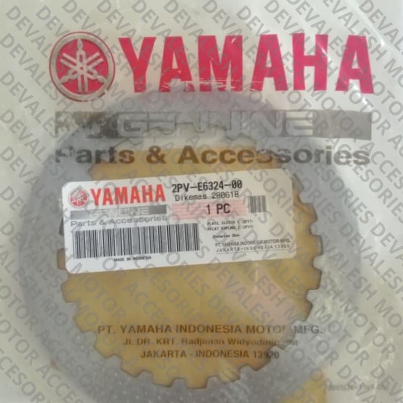 Jual (100% KUALITAS ) Plat Besi Jupiter Mx King Asli Ori Yamaha Genuine ...