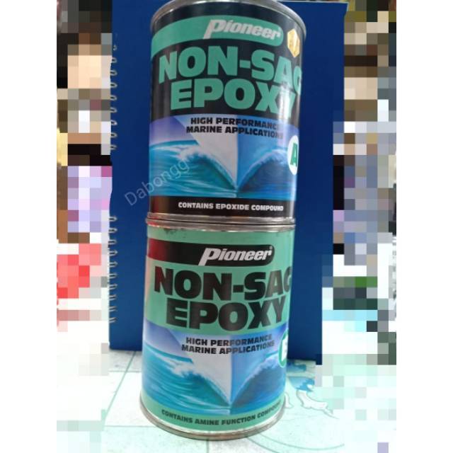 Jual PIONEER Non-sag Epoxy ( A 800gr+B 785gr )/ Lem Philippines/ Lem ...