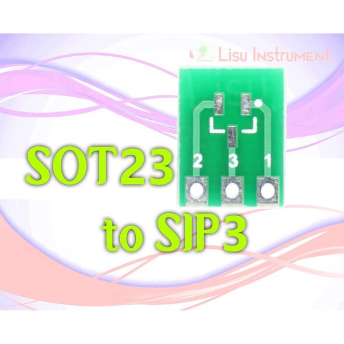 Jual SOT23 SOT23-3 to SIP3 DIP 0.95 Pitch Adapter Socket Board Converter lisuin90 Diminati ...