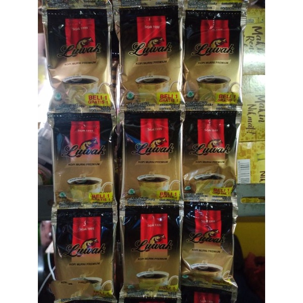 Jual Promo Kopi Luwak Hitam Murni Tanpa Gula Isi 8 Pcsbungkus Shopee Indonesia