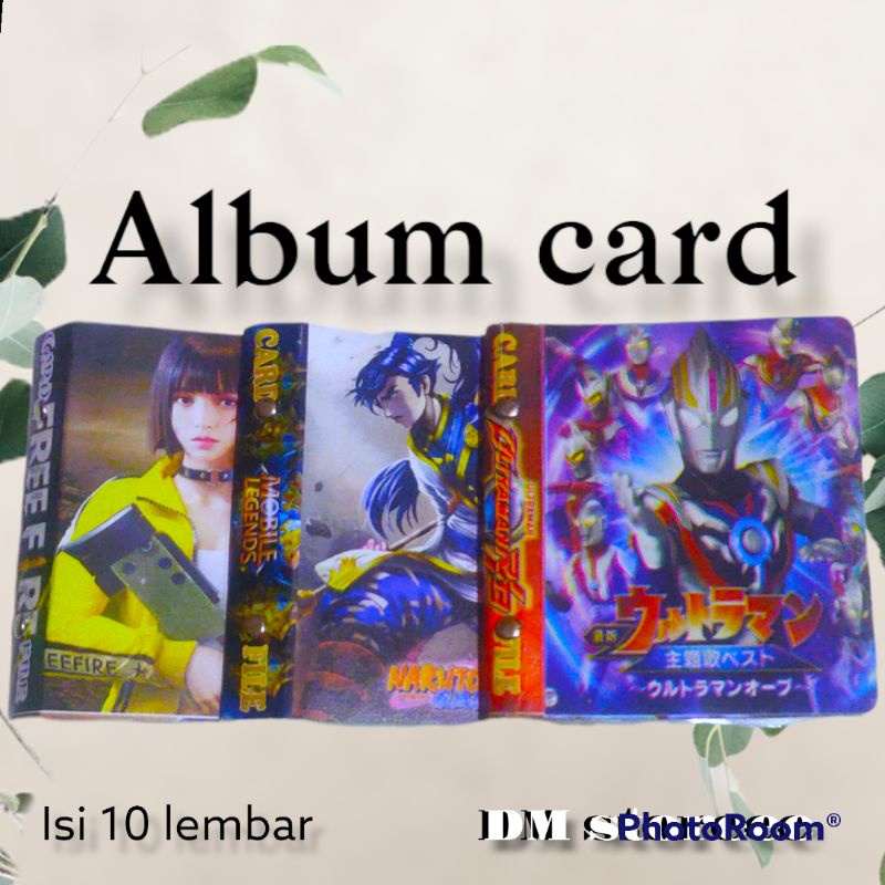Jual card album / album kartu trading card / tempat kartu / wadah ...