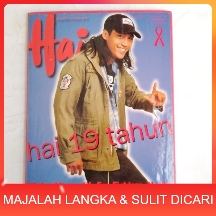 Jual Majalah HAI No.1 Jan 1996 Cover NUGIE ( HARD COVER ) Langka | Shopee Indonesia