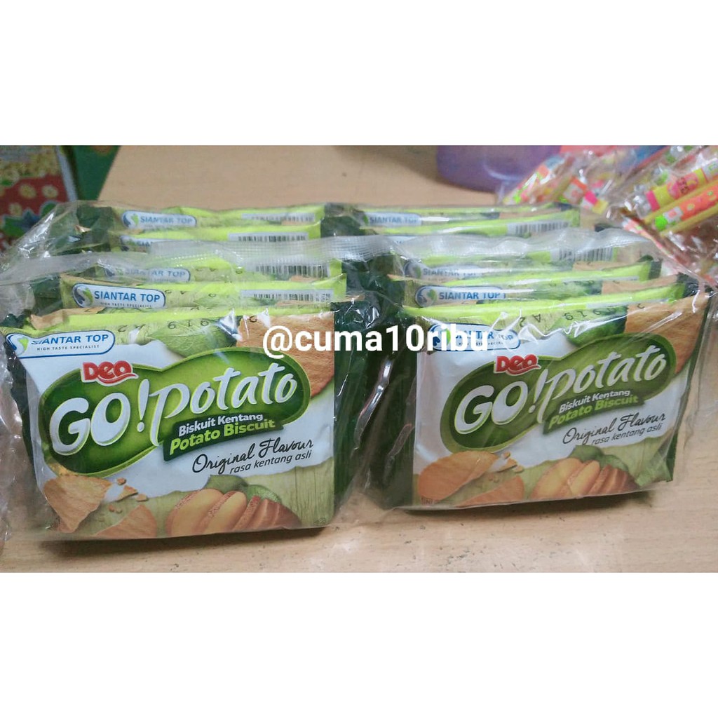 Jual go potato original dan keju 1 pack isi 10pcs | Shopee Indonesia