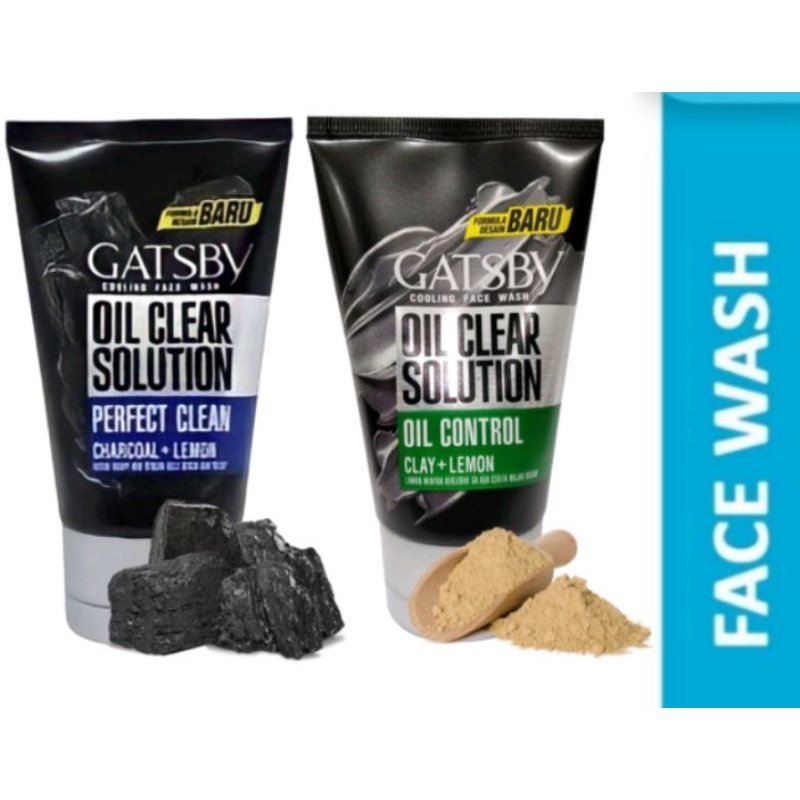 Jual Gatsby Face Wash sabun muka 100 ML | Shopee Indonesia