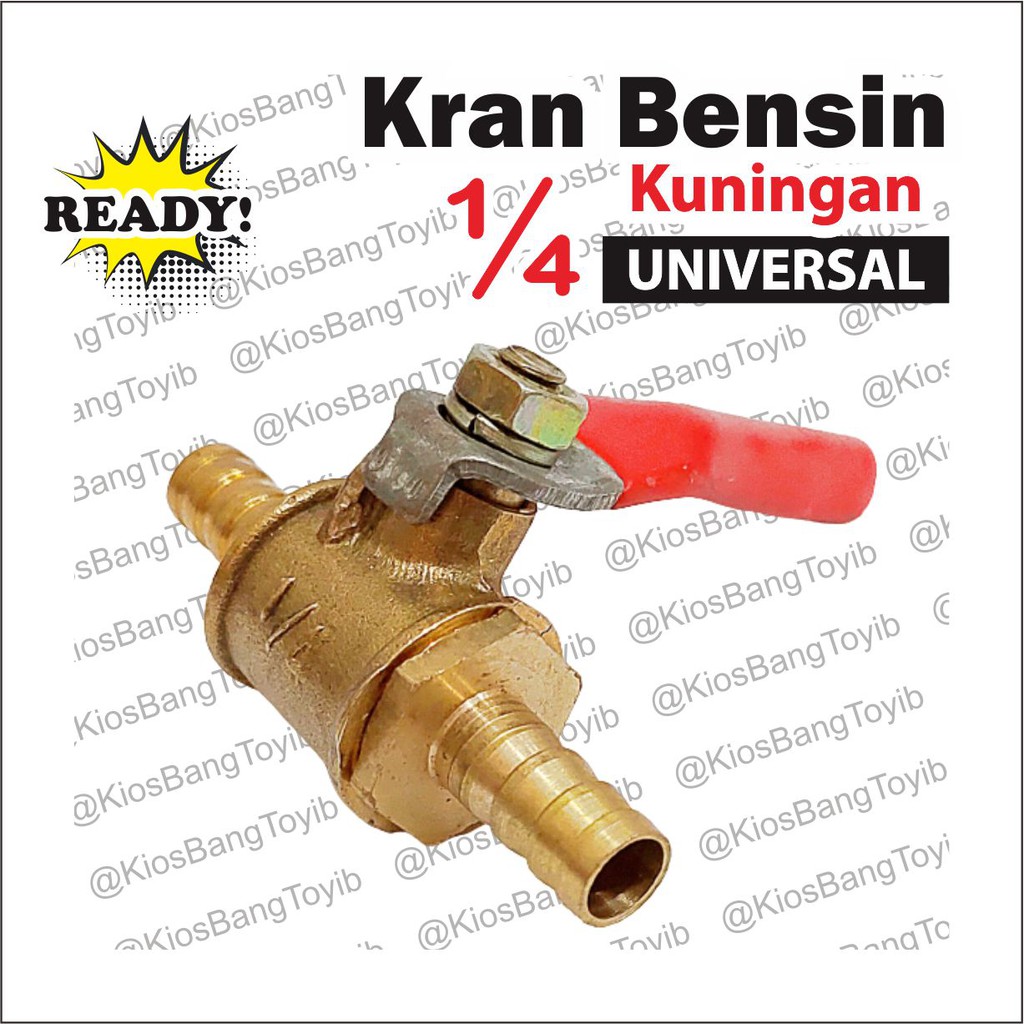 Jual Kran Keran Bensin Motor Universal Kuningan 1/4 | Shopee Indonesia