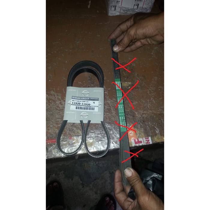 Jual Teana Lama J31 Infiniti A32 Cefiro A33 Tali Kipas Fan Belt ...