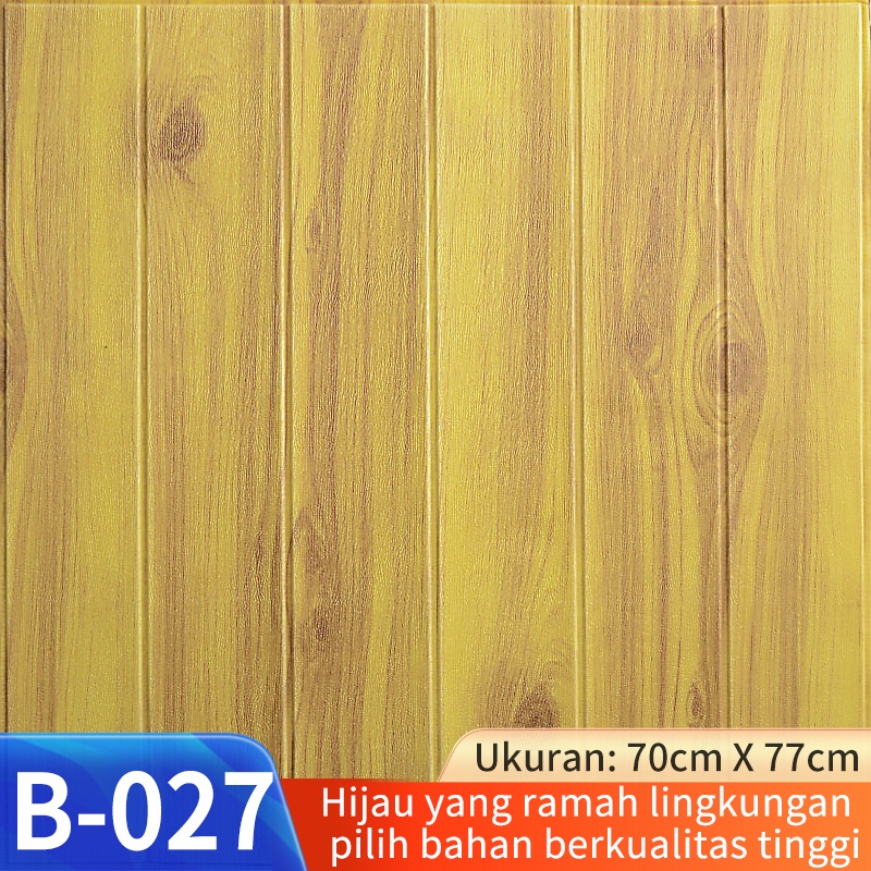 Jual Stiker Dinding Butir Kayu Wallpaper Dinding Foam 3D Motif Kayu ...