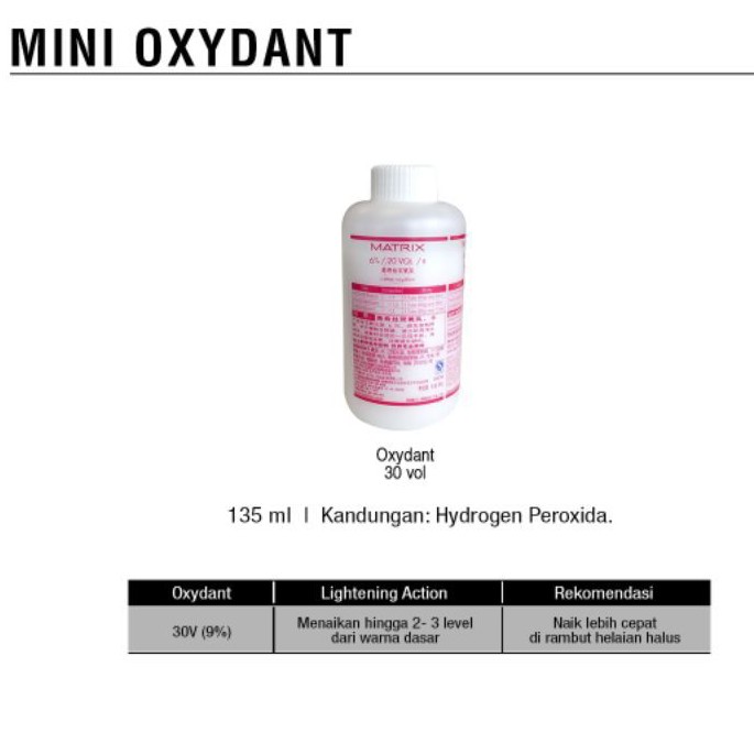 Jual Matrix Oxydant/Peroxide 9% 135 ml (Ori) | Shopee Indonesia