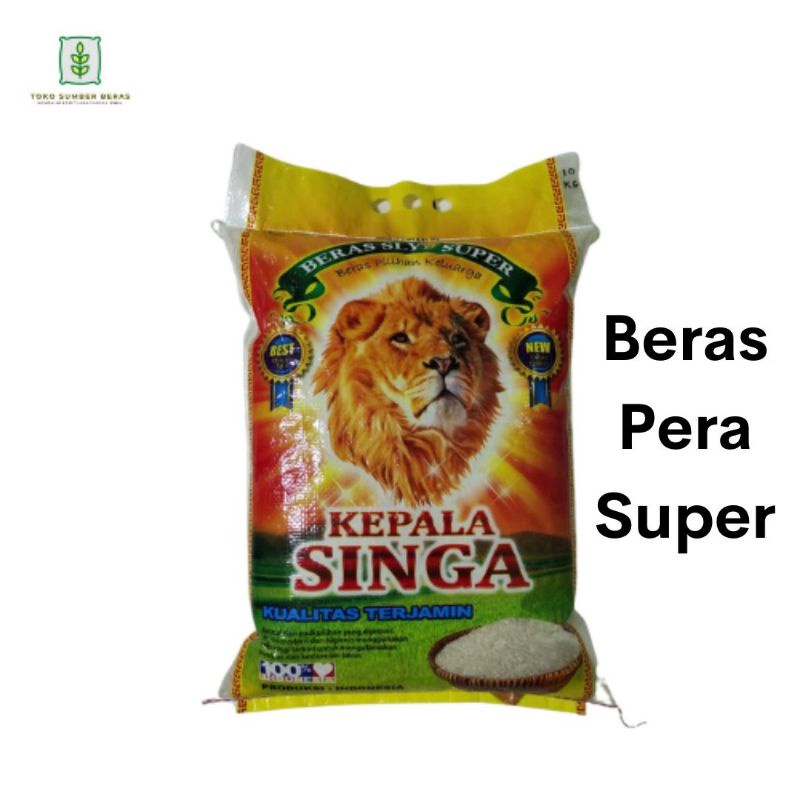 Jual Beras pera / perak super kepala singa 10 Kg | Shopee Indonesia