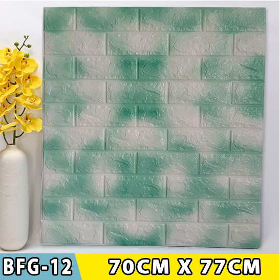 Jual Wallpaper 3D Foam Bata Peredam Suara 70X77Cm Elegant Anti Air ...
